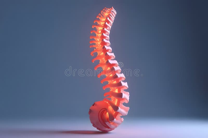 A Simulation of the Human Spine Created by AI for Study and Treatment ...