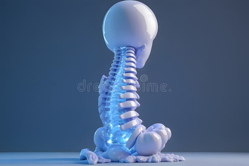 A Simulation of the Human Spine Created by AI for Study and Treatment ...