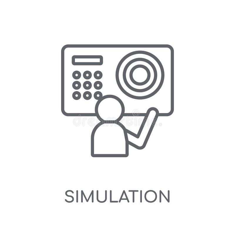 Simulation Outline Stock Illustrations – 5,546 Simulation Outline Stock ...