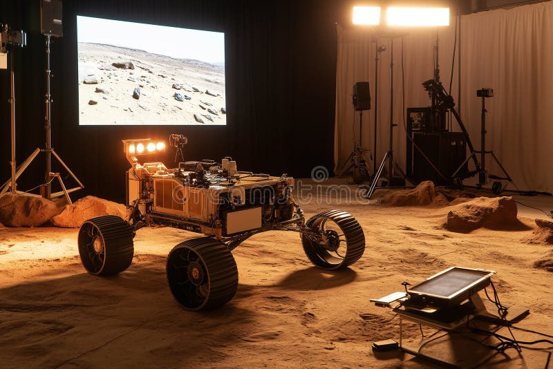 Simulation of Mars Sample Return Rovers in a Studio Setting with Desert ...