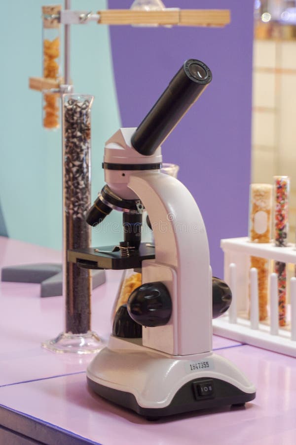 Simulation Science Laboratory Stock Photo - Image of pink, clothing ...