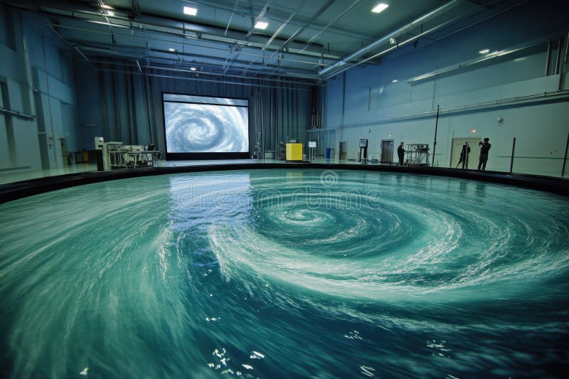 Simulation of a Spiral Water Vortex Inside a Large Research Facility ...