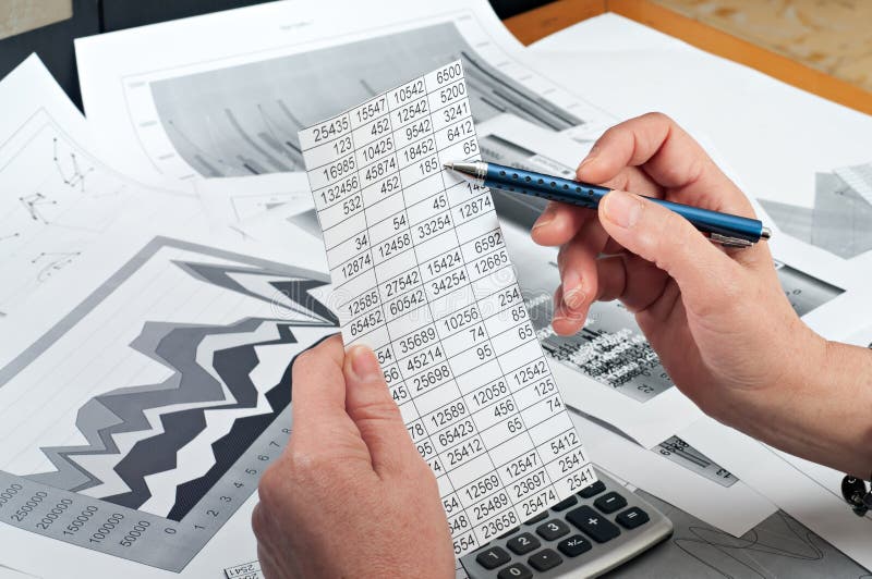 Study of Financial Opportunities Stock Image - Image of development ...