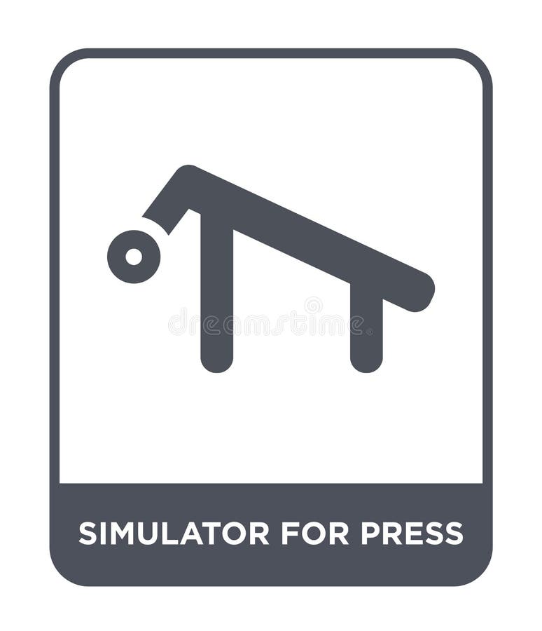 Simulator for Press Vector Icon Isolated on Transparent Background ...