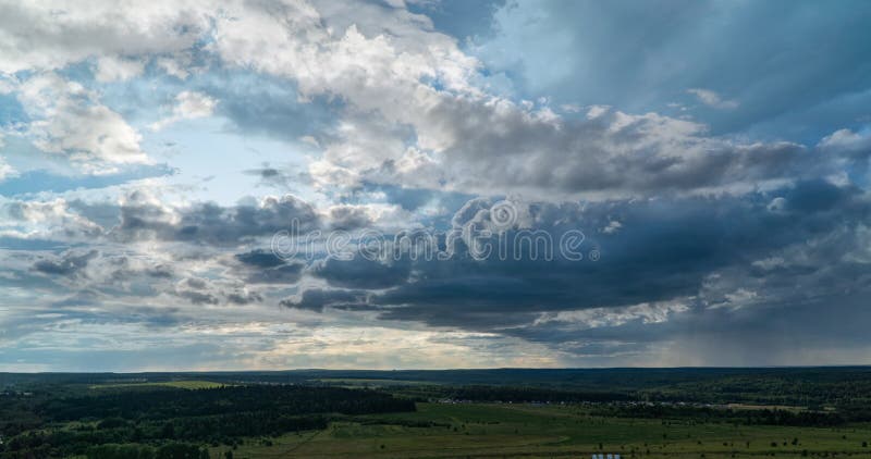 Simultaneous Movement of Clouds of Different Levels, Time Intervals ...