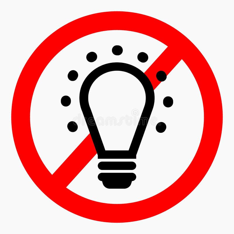 Sin luz ilustración del vector. Ilustración de gente - 260450975