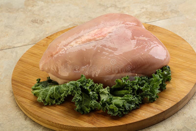 Sin Piel Filete De Pechuga De Pollo Imagen de archivo - Imagen de dieta ...
