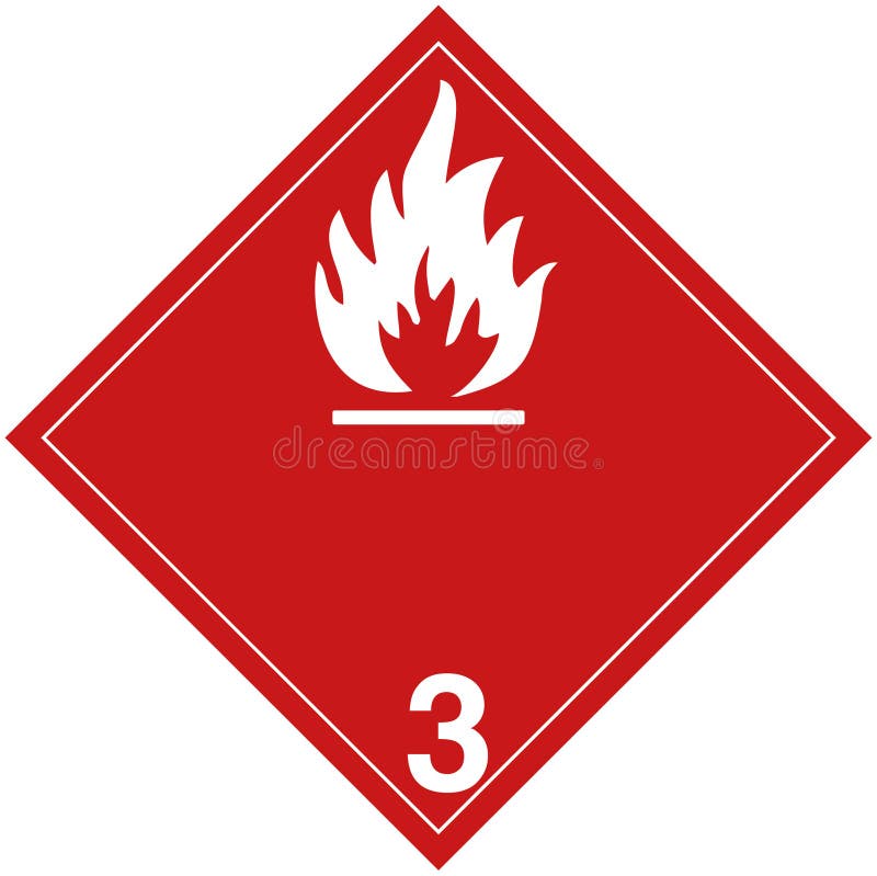 Rhombus Signs of Clp, Dangerous Goods Stock Vector - Illustration of ...