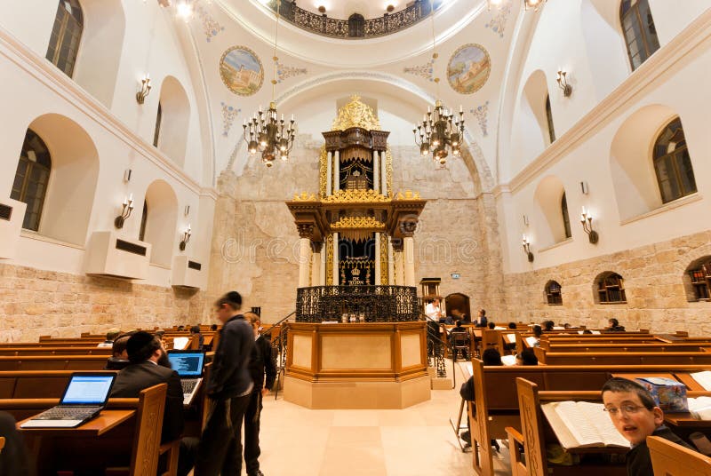 Sinagoga De Hurva - Jerusalén Foto editorial - Imagen de ortodoxo ...