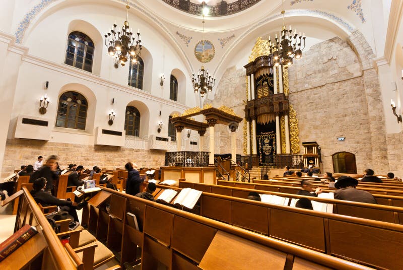 Sinagoga Di Hurva - Gerusalemme Immagine Stock Editoriale - Immagine di ...