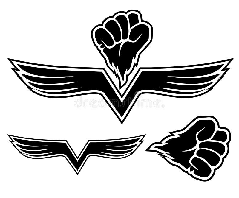 Sinais da força ilustração do vetor. Ilustração de preto - 41272450