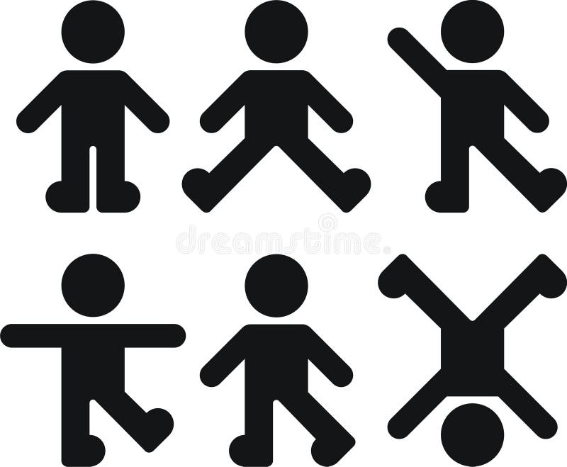 Sinais e símbolos ilustração do vetor. Ilustração de homem - 18122920