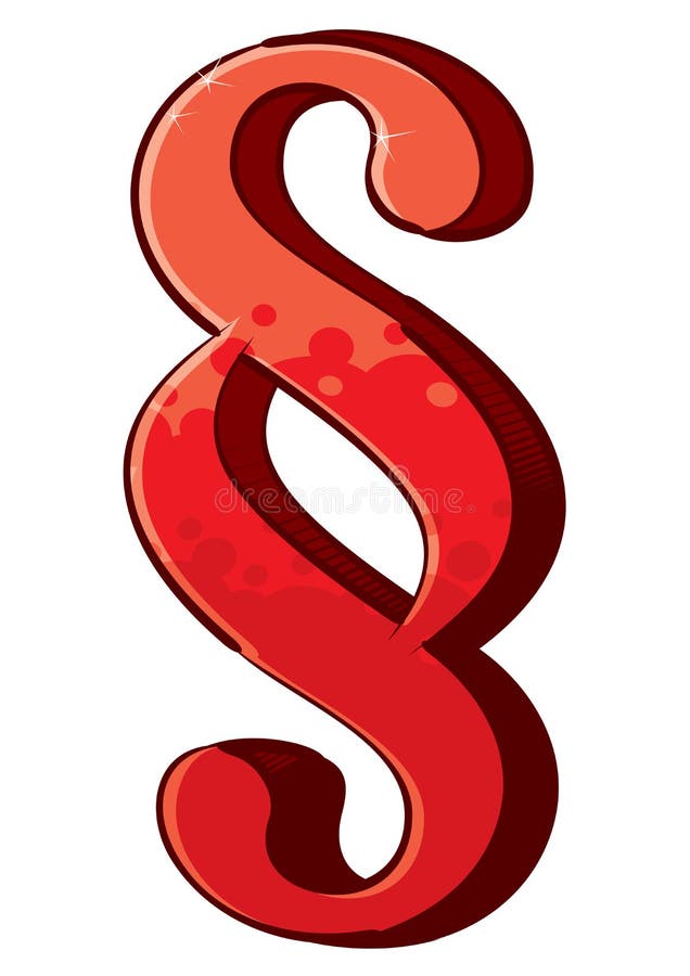 Símbolo do parágrafo ilustração stock. Ilustração de textura - 5949857