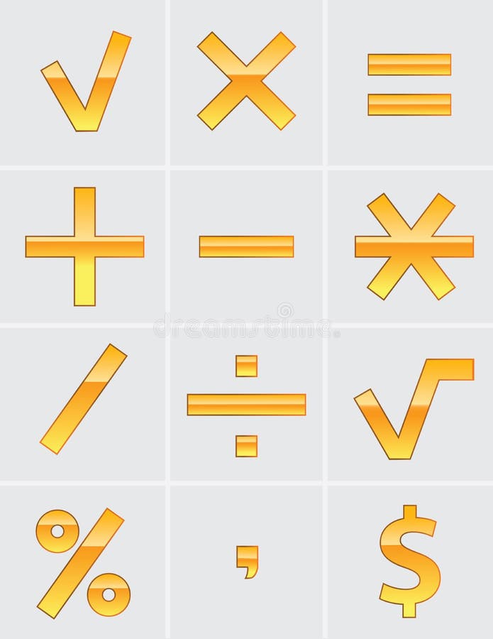 Sinal da matemática ilustração do vetor. Ilustração de teorema - 35449076