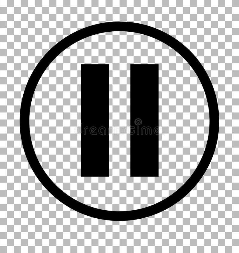 Sinal da pausa ilustração stock. Ilustração de signpost - 5696614