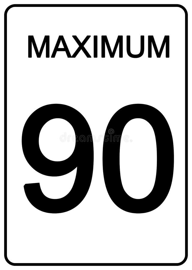 Sinal De Estrada Da Limitação De 160 Velocidades Ilustração Stock ...