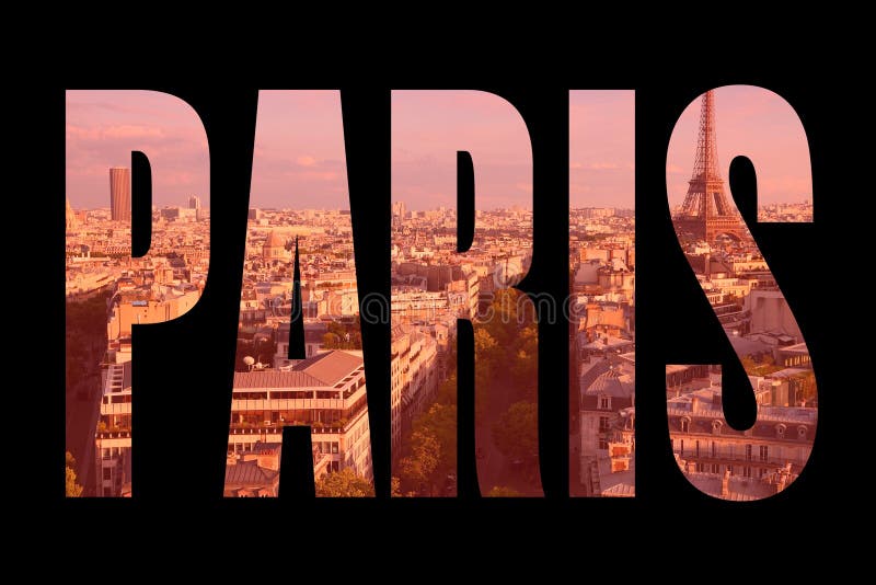 Sinal de palavra paris foto de stock. Imagem de cumprimento - 210769150