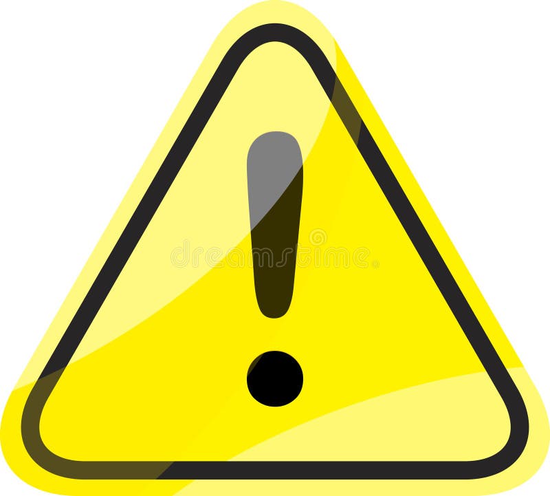 Sinal de tráfego do perigo ilustração stock. Ilustração de tecla - 35779715