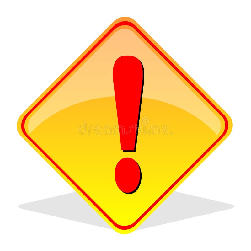 Sinal do cuidado ilustração stock. Ilustração de vidro - 4416672