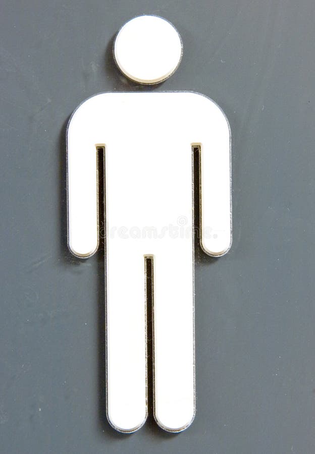 Sinal do homem foto de stock. Imagem de banheiro, quarto - 1629118