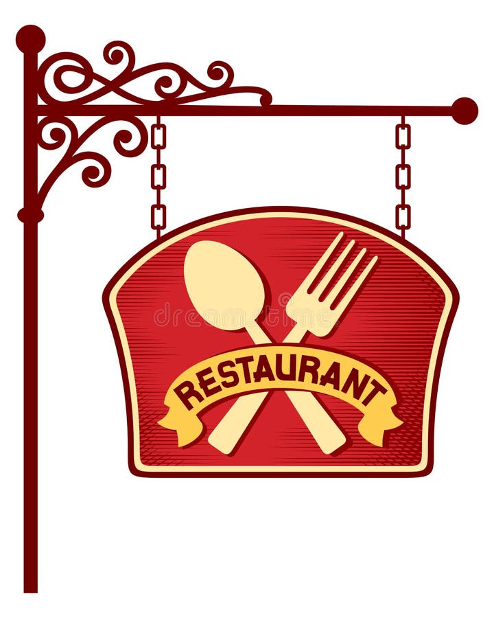 Logotipo Ou Etiqueta Do Restaurante Emblemas Para O Projeto Do Menu ...