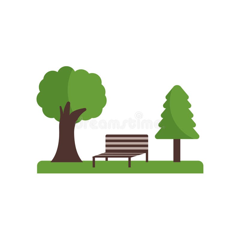 Sinal E Símbolo Do Vetor Do ícone Do Parque Isolados No Fundo Branco ...