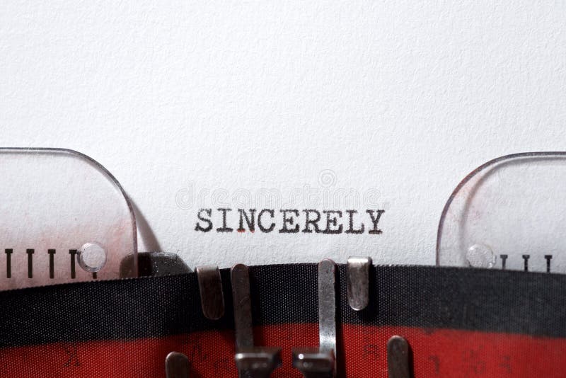 Sincerely concept view stock image. Image of conceptual - 214287379