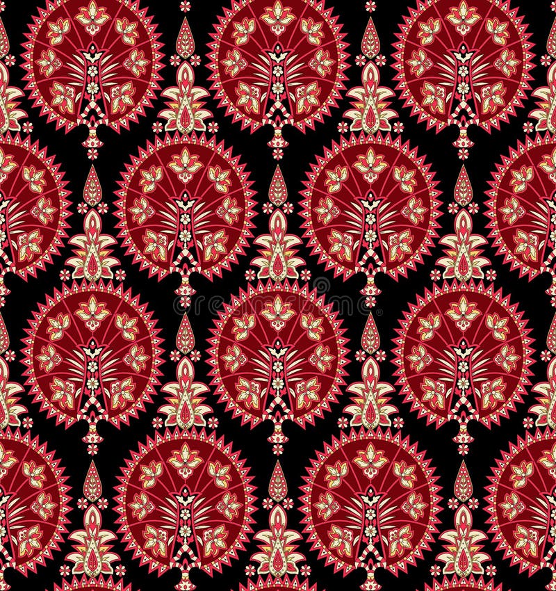 Sindhi Ajrak Pattern Vector Stock Illustrations – 94 Sindhi Ajrak ...
