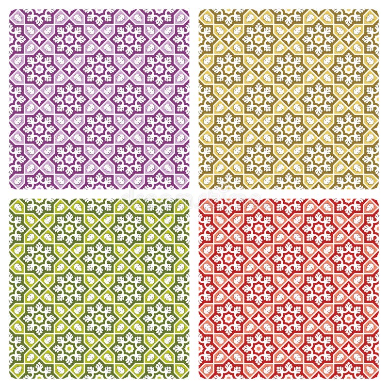 Sindhi Geometric Pattern Vector Stock Vector - Illustration of colour ...