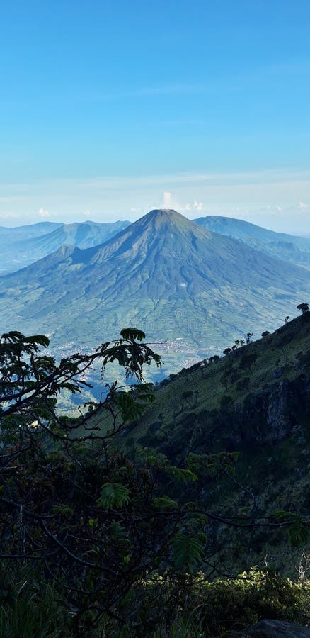Sindoro mount stock image. Image of reflection, adventure - 262771903