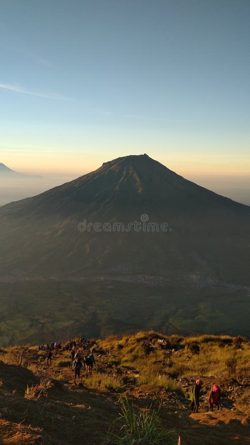 Sindoro mountain stock image. Image of mountain, mount - 203936195