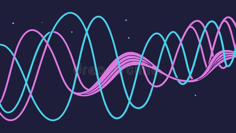 Sine Wave Abstract, Digital and Technology Design Vector Design ...