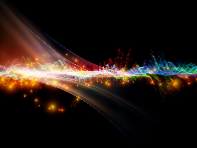 Sine wave of colors stock photo. Image of vibrant, wallpaper - 23810238