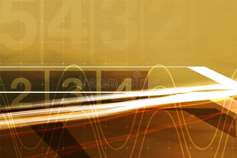 Sine Wave and Numbered Background Image Stock Illustration ...