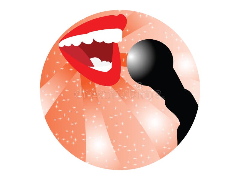 Mouth Lips Sing Stock Illustrations – 421 Mouth Lips Sing Stock ...