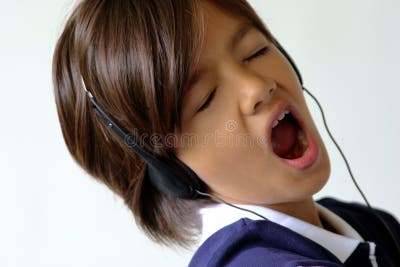 Sing Girl Sing stock image. Image of expression, mime - 1274737