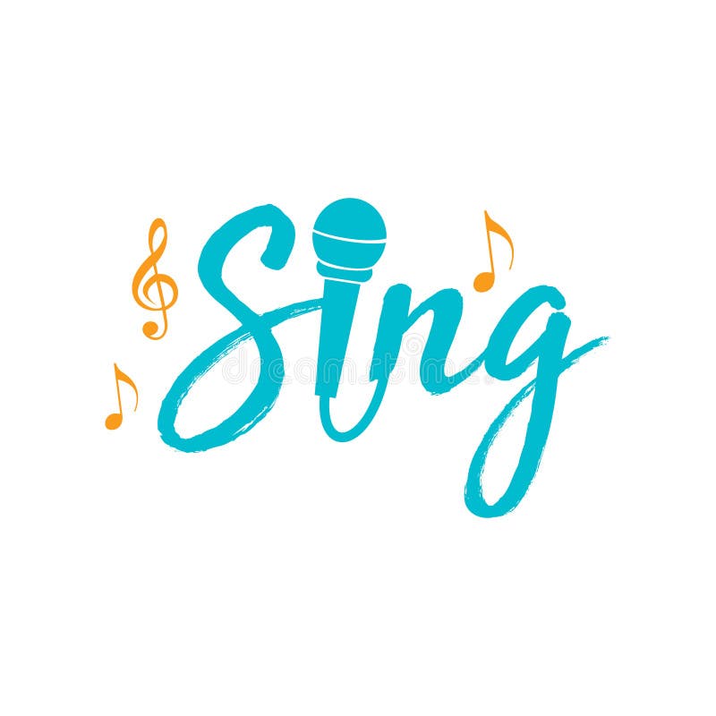 Sing Logo , Karaoke Logo Vector Stock Illustration - Illustration of ...