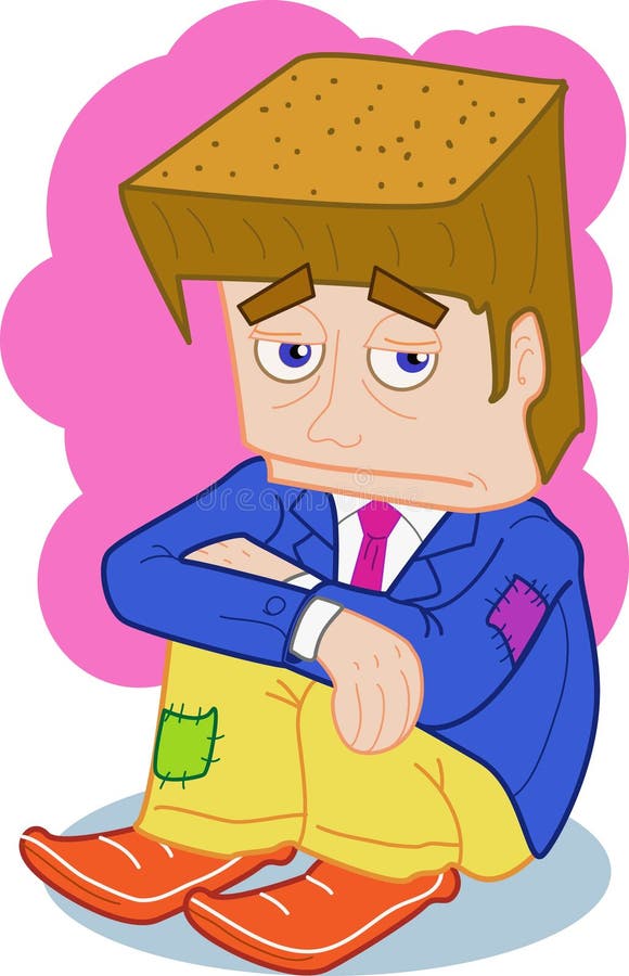 Sing Me a Sad Song stock illustration. Illustration of discontented ...