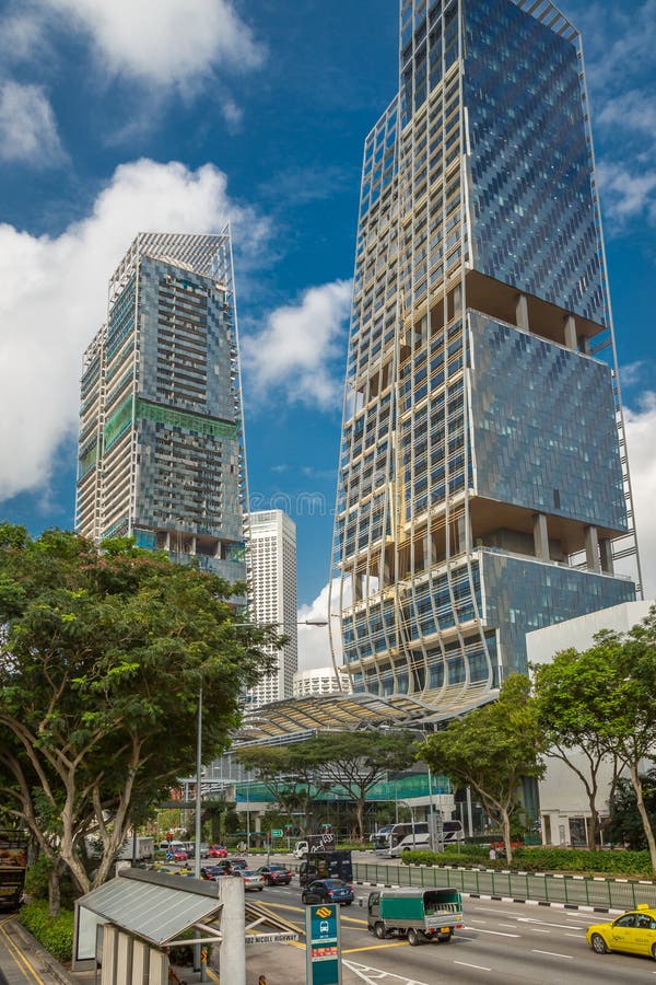 Singapore Buildings editorial photo. Image of city, business - 89805716
