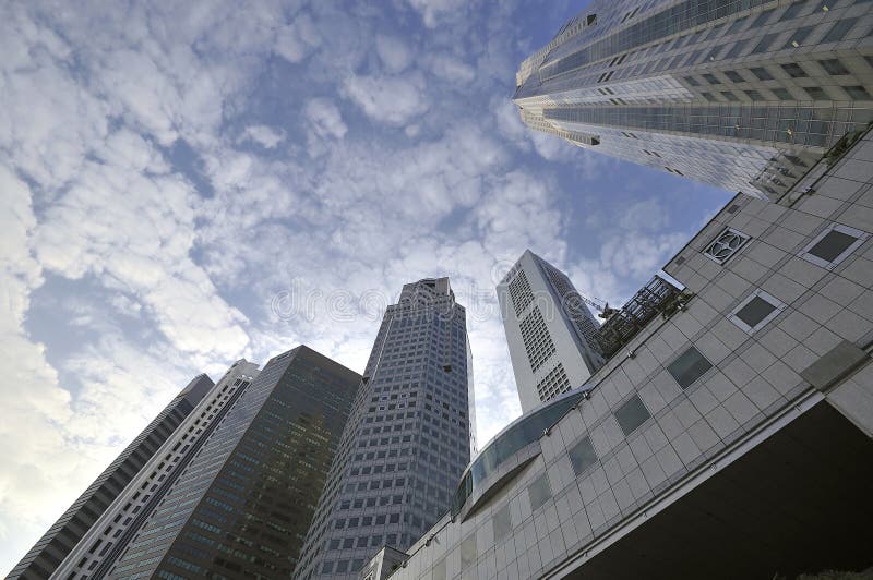 Singapore CBD stock image. Image of financial, buildings - 17950325