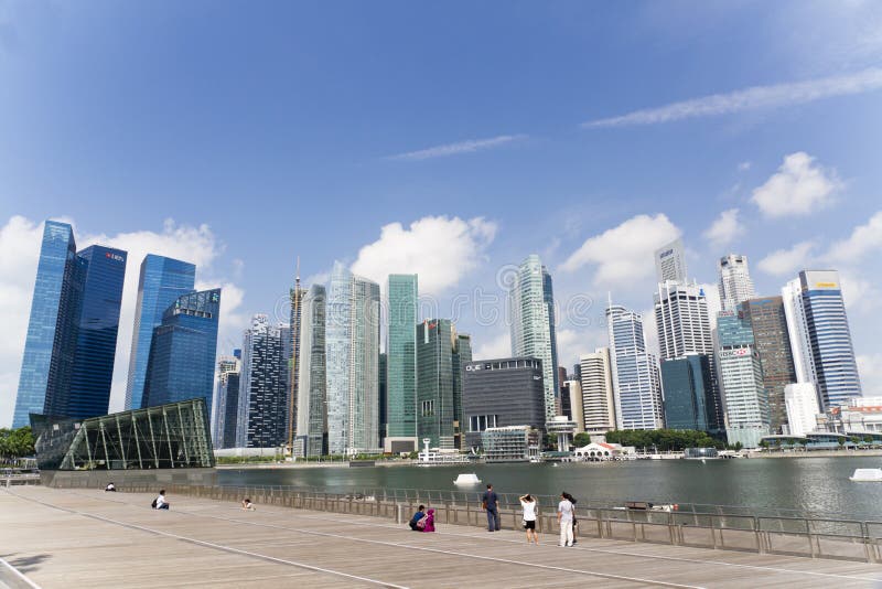 Singapore city editorial stock photo. Image of architecture - 26407763