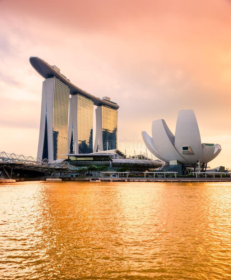 Singapore city skyline. stock image. Image of modern - 54127647