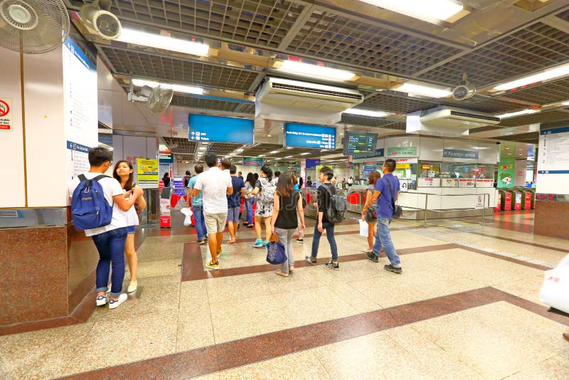 Singapore Subway Carriage MRT Editorial Photography - Image of indoor ...