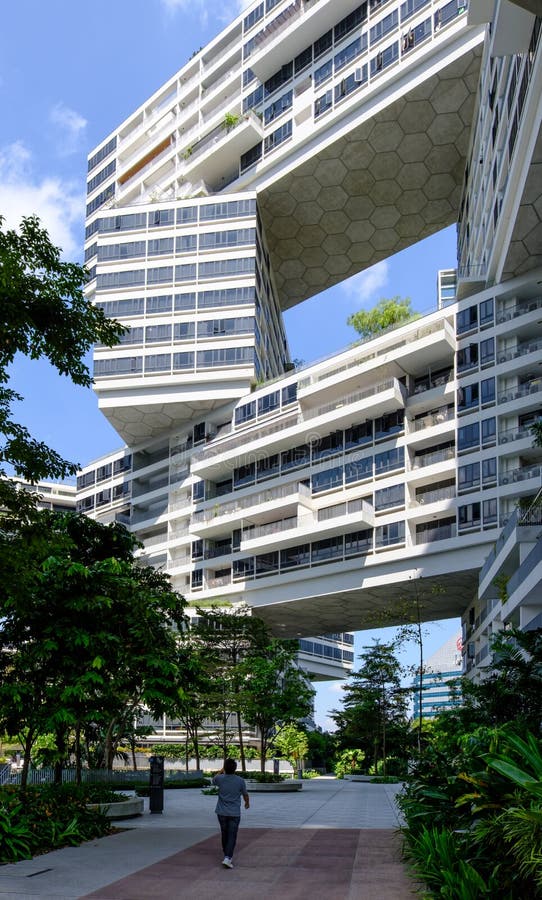 Singapore-DEC 28 2018: the Interlace Condominium Building Facade View ...