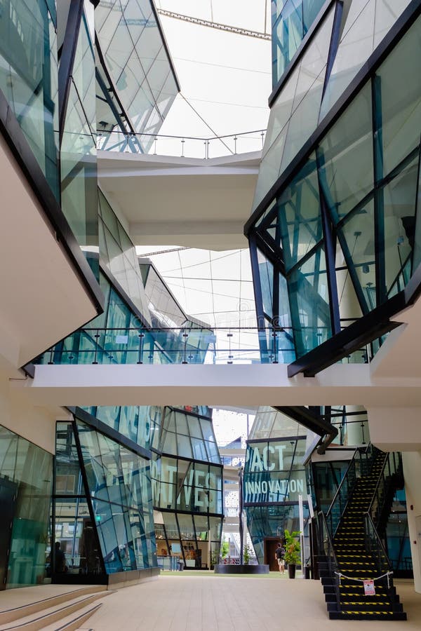 Singapore-16 DEC 2017:Singapore Lasalle School Building Lobby Inside ...