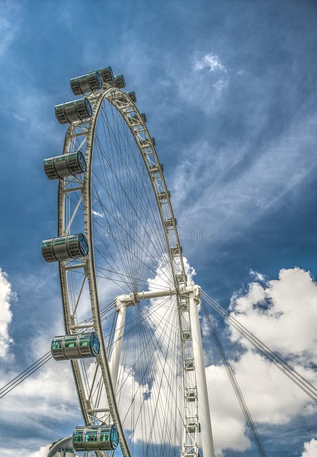 Singapure editorial stock image. Image of marina, landmark - 95547139