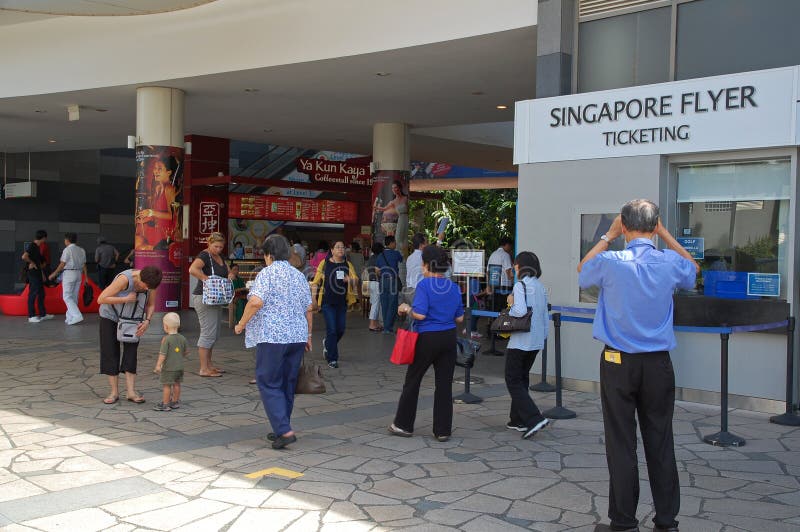 Singapore Flyer Ticketing Booth in Singapore Editorial Photography ...