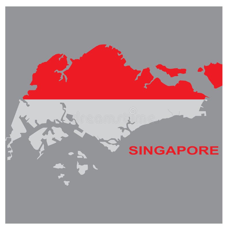 Singapore map icon stock vector. Illustration of logo - 292566531