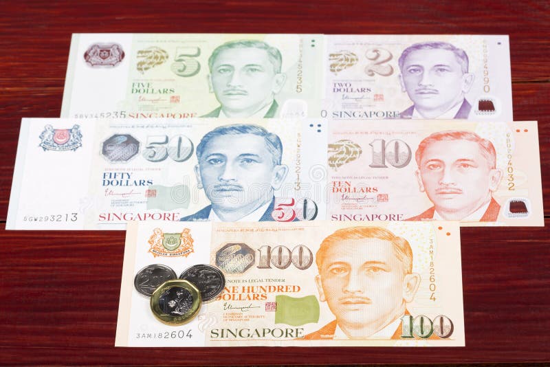 Singapore Money - Coins and Banknotes Stock Photo - Image of currency ...