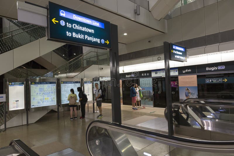 Singapore MRT editorial photography. Image of station - 69084837